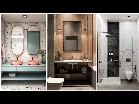 Beautiful bathroom floor and wall tiles design contrasting stylish ideas by Interior Decor Designs
