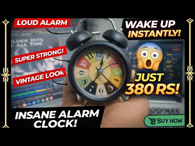 Table Alarm Clock & Watch - Digital LCD Clock Square 510 Table Alarm ...