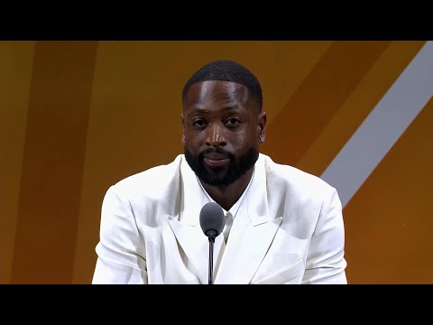 Dwyane Wade's Basketball Hall of Fame Enshrinement Speech