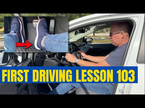 First Driving Lesson 103: Learn Gas & Brake Control