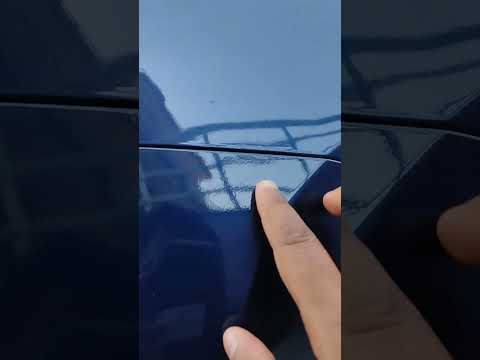 Big Difference In Paint Quality after claim replacement 👎 #baleno #marutisuzuki #workshop