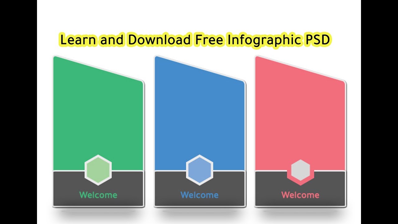 Free PSD infographic, Learn and Download