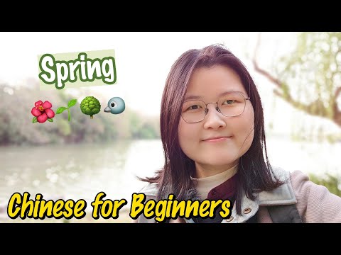 Chinese for Beginners|What is Spring Like in China🌺🌳🐦|Must-know Words and Phrases|Real-life Chinese