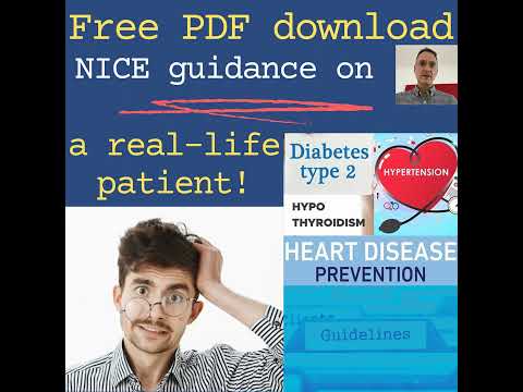 Podcast- Real life complex patient: NICE on diabetes, hypertension, hypertriglyceridemia and hypo...
