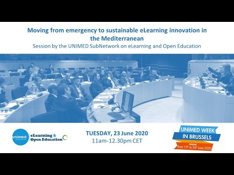 Moving from emergency to sustainable eLearning innovation in the Mediterranean