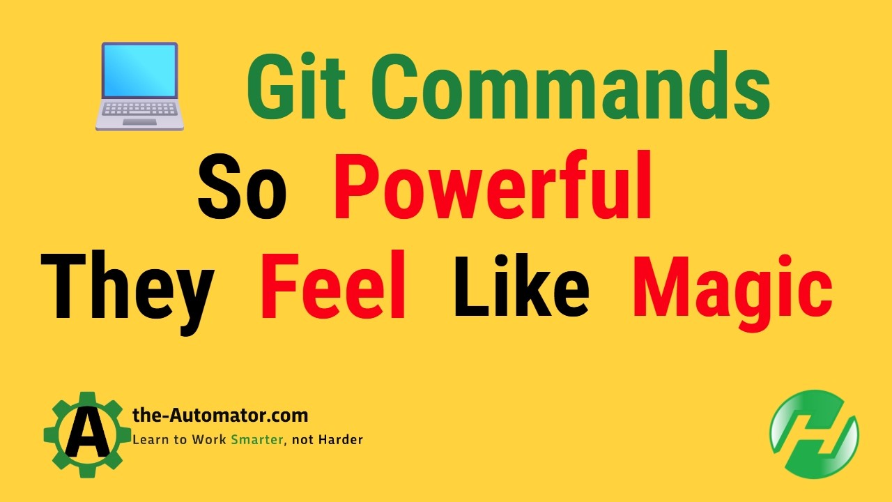 🔥 5 Git Commands That Will Make You Look Like a Coding Wizard! | AHK Hero Extract