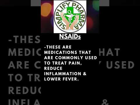 Non-Steroidal Anti-Inflammatory Drugs (NSAIDs) #know your drug