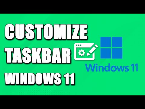 How make windows 11 taskbar transparent windows 11 customization | Video