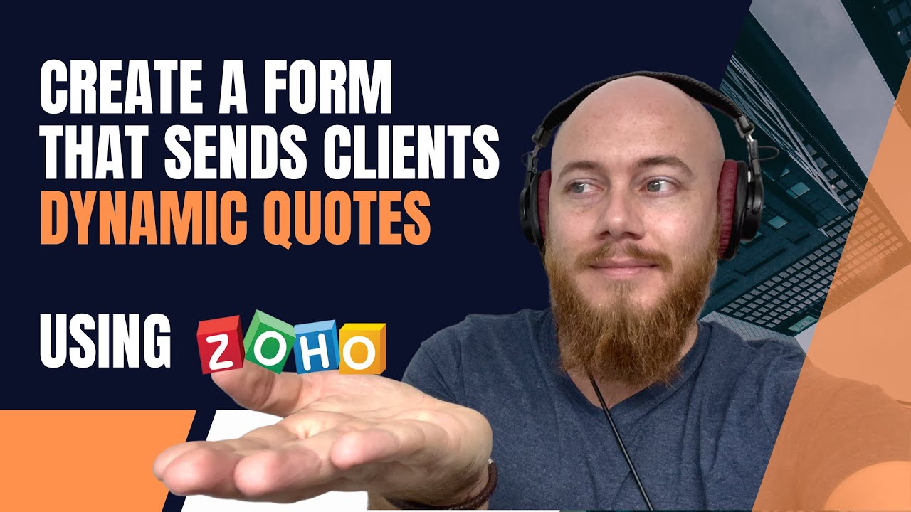 Create An Instant Quote Generator with Zoho Forms