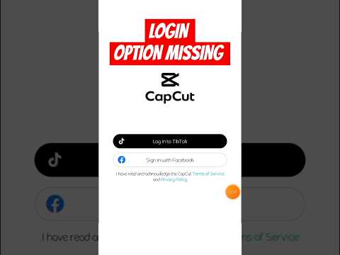 Capcut login option missing #capcutaccount #capcutlogin #capcutloginoption