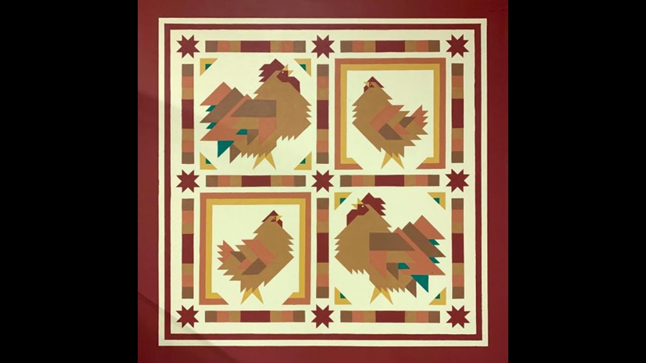Barn Quilt Program: Hen and Rooster Pattern