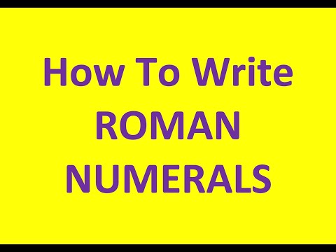ROMAN Numerals - Numbers 50 to 90 (converting numbers)