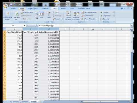 How to Construct a Cumulative Distribution Plot in Excel 2007
