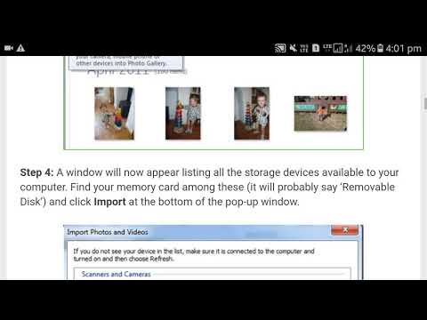 How to download pictures from camera to computer using Windows Photo Gallery