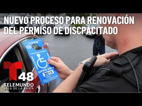 Nuevo proceso para renovar los permisos para personas discapacitadas del DMV en California
