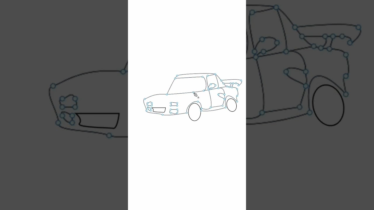 Make a car #shorts #vector