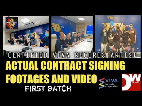 DONGALO ARTIST CERTIFIED VIVA ARTIST NA | ACTUAL FOOTAGE OF CONTRACT SIGNING AND VIDEO