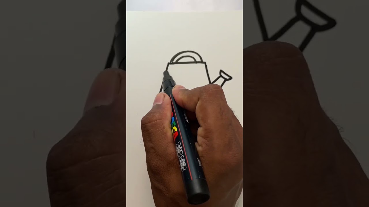 Dibujando una regadera #shorts #drawing