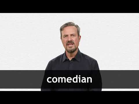 How to pronounce COMEDIAN in American English