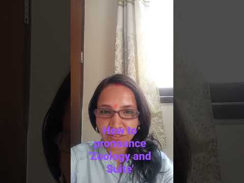 How to Pronounce Zoology and Suite'