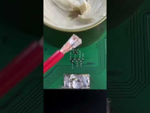 What effect does flux have on soldering? #pcb #pcba #scspcba #electronics #soldering #flux #fyp #oem