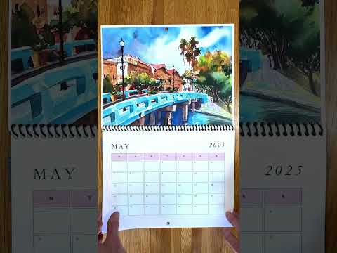 2025 Art Calendar by Susan Huskey