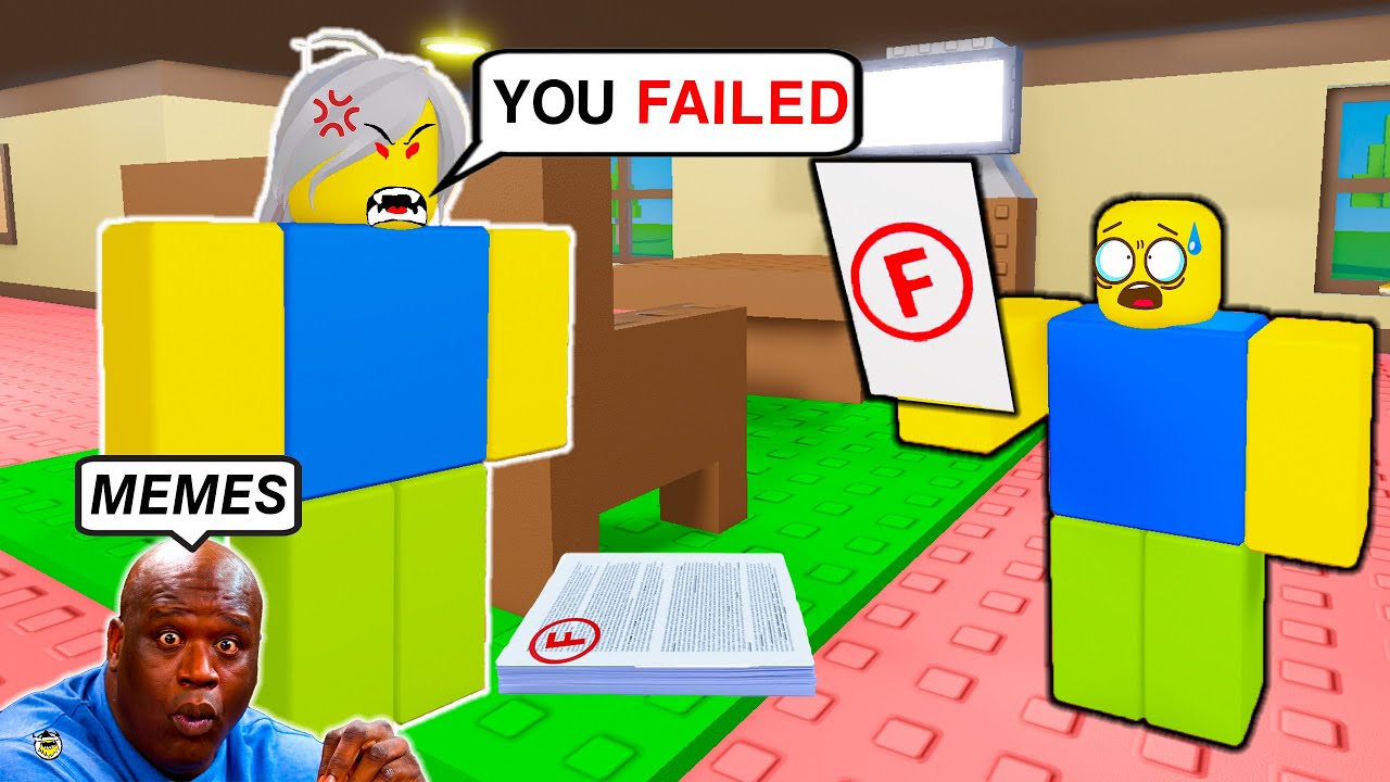 OOPS, I Failed My Maths Test On ROBLOX (ALL NEW ENDINGS) | Roblox Bacon Strong
