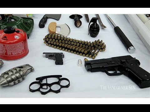 Knives and brass - knuckle purses seized at YVR - Vancouver Airport