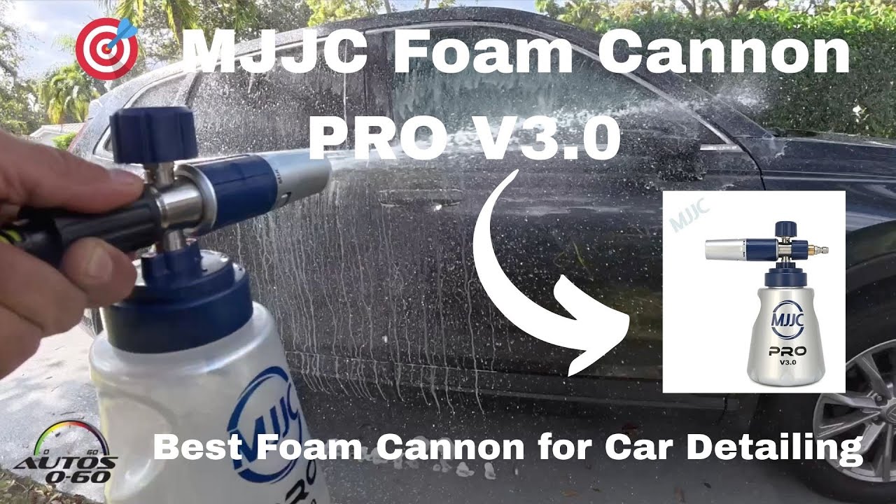 🔥 MJJC Foam Cannon PRO V3.0 + 360° Spray Control | Best Foam Cannon for Car Detailing