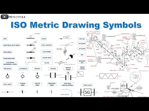 Information about isometric symbols ,Basic piping isometric symbols / isometric symbols with drawing