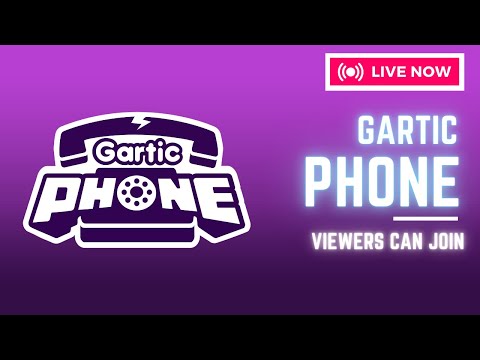 Join the Fun! Live Gartic Phone Game - Play and Draw with Us! - Viewers can join on discord!!!