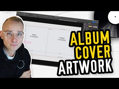 How to Design and Layout Album Covers for Vinyl! - [2024 Photoshop Template]