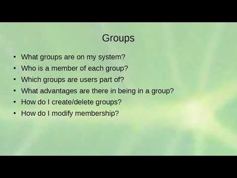 Linux Client Administration - People and Permissions