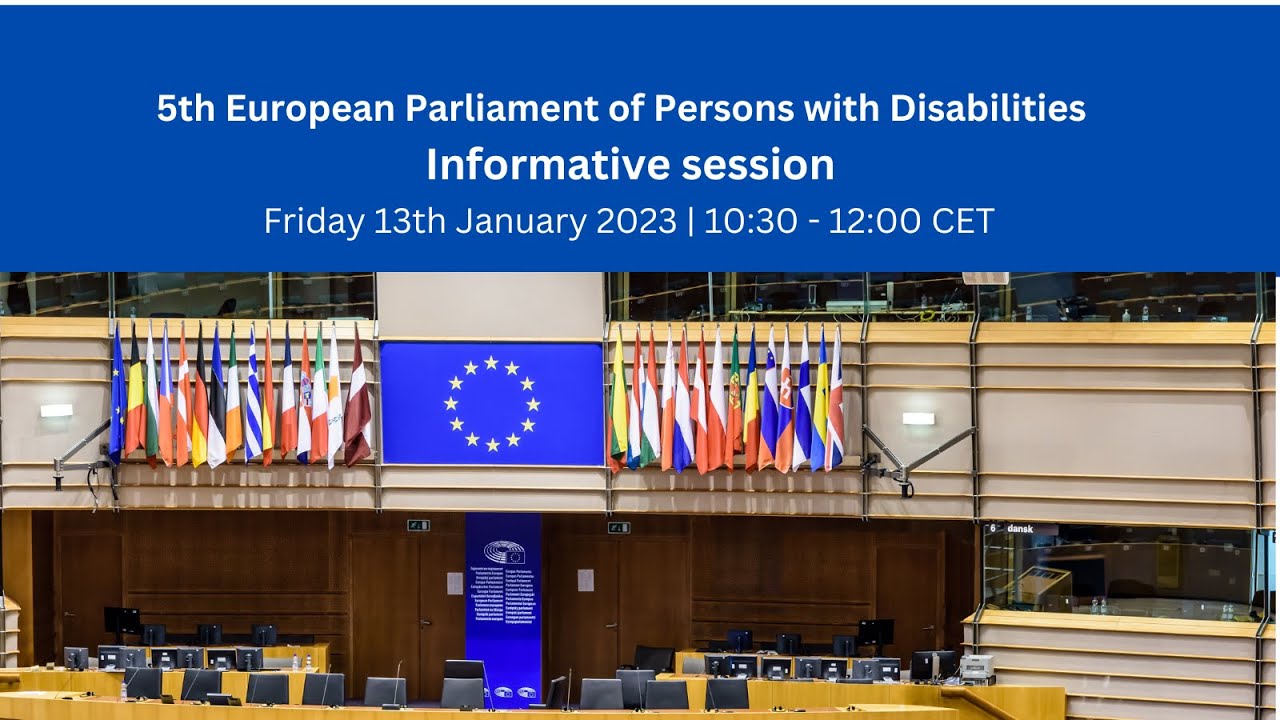 5th European Parliament of Persons with Disabilities - European Disability Forum