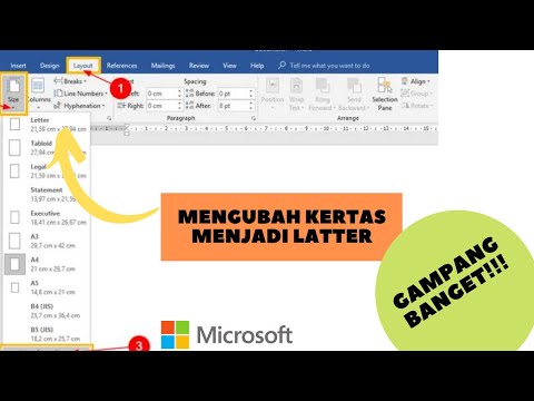 Cara mengubah tampilan kertas Latter Menjadi A4 | Gampang Banget | Cara Otomatis