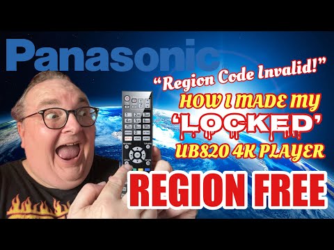How I Made My Panasonic DP-UB820 4K Player REGION FREE with just the REMOTE!