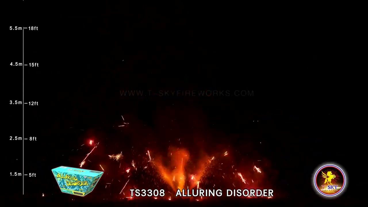 Alluring Disorder - T-Sky Fireworks - Fountain - TS3308