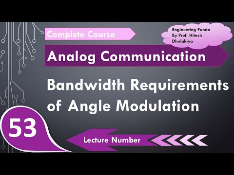Bandwidth requirements in Angle modulation as per Carson's rule Video ...