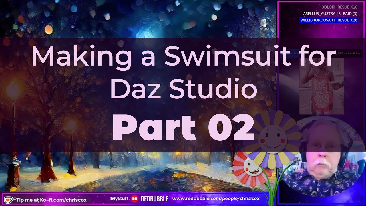 Part 02   Making a Swimsuit for Daz Studio