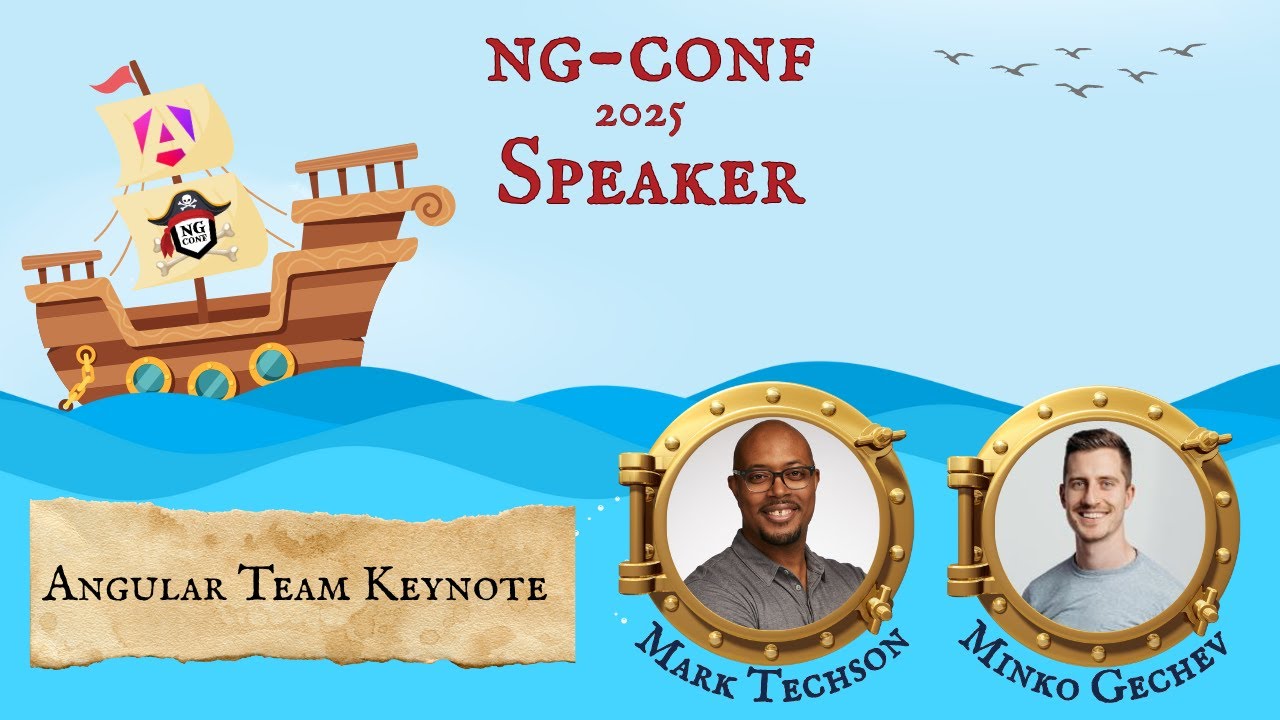 ng-conf 2025  LIVE Angular Team Keynote with Mark Thompson, Alex Rickabaugh, Minko Gechev