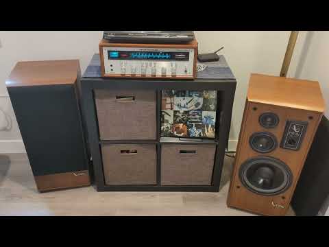 Infinity Studio Monitor Floor Speakers: SM-112 Oak Finish | Reverb