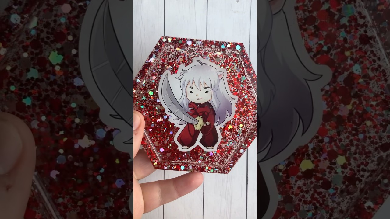 Chibi Inuyasha Resin Coaster (Inuyasha)
