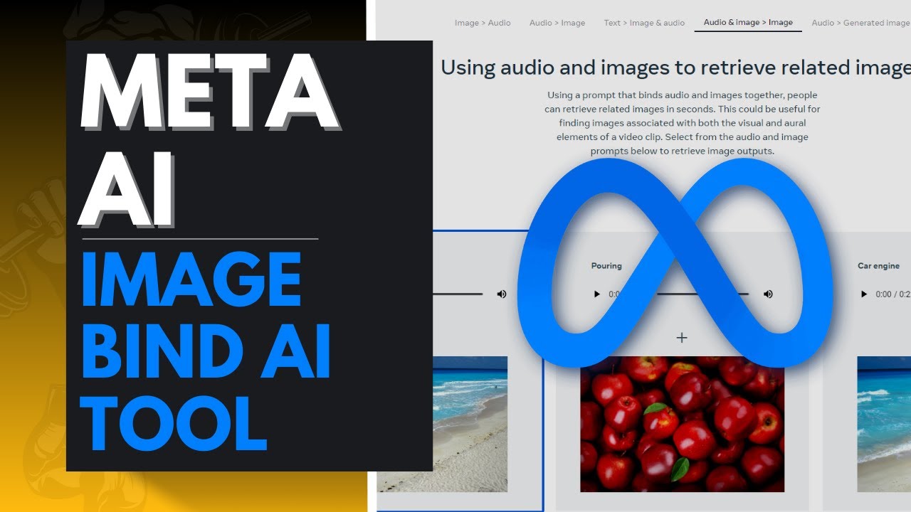 ImageBind: Meta's NEW Platform for Holistic Learning Across Six Different Modalities