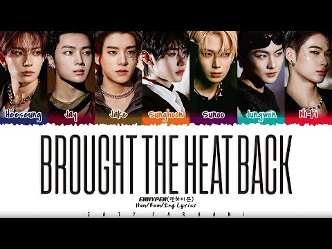 Enhypen - Brought the heat back Text - SongTextes.de