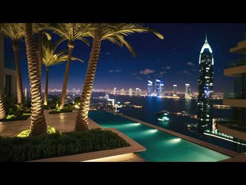 Luxury Apartment Night Lights | 4K Wallpaper [No Sound]
