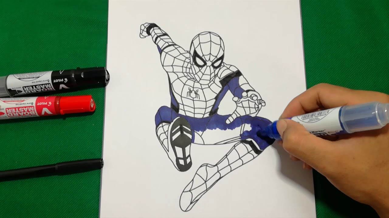 SPIDER-MAN HOMECOMING WEIRD SHOW Coloring Pages SAILANY Coloring Kids
