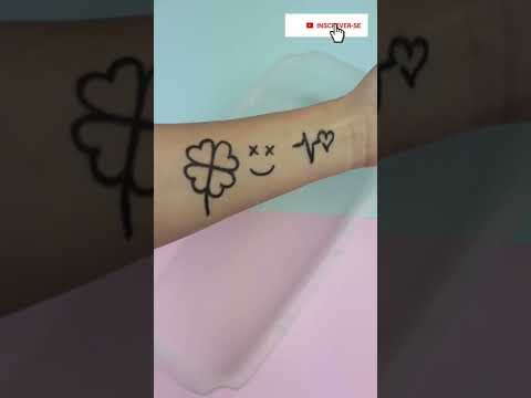 TATUAGEM FALSA TEMPORÁRIA CASEIRA #1