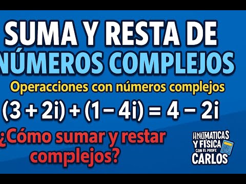 Operaciones con números complejos – Matemáticas y física profe Carlos