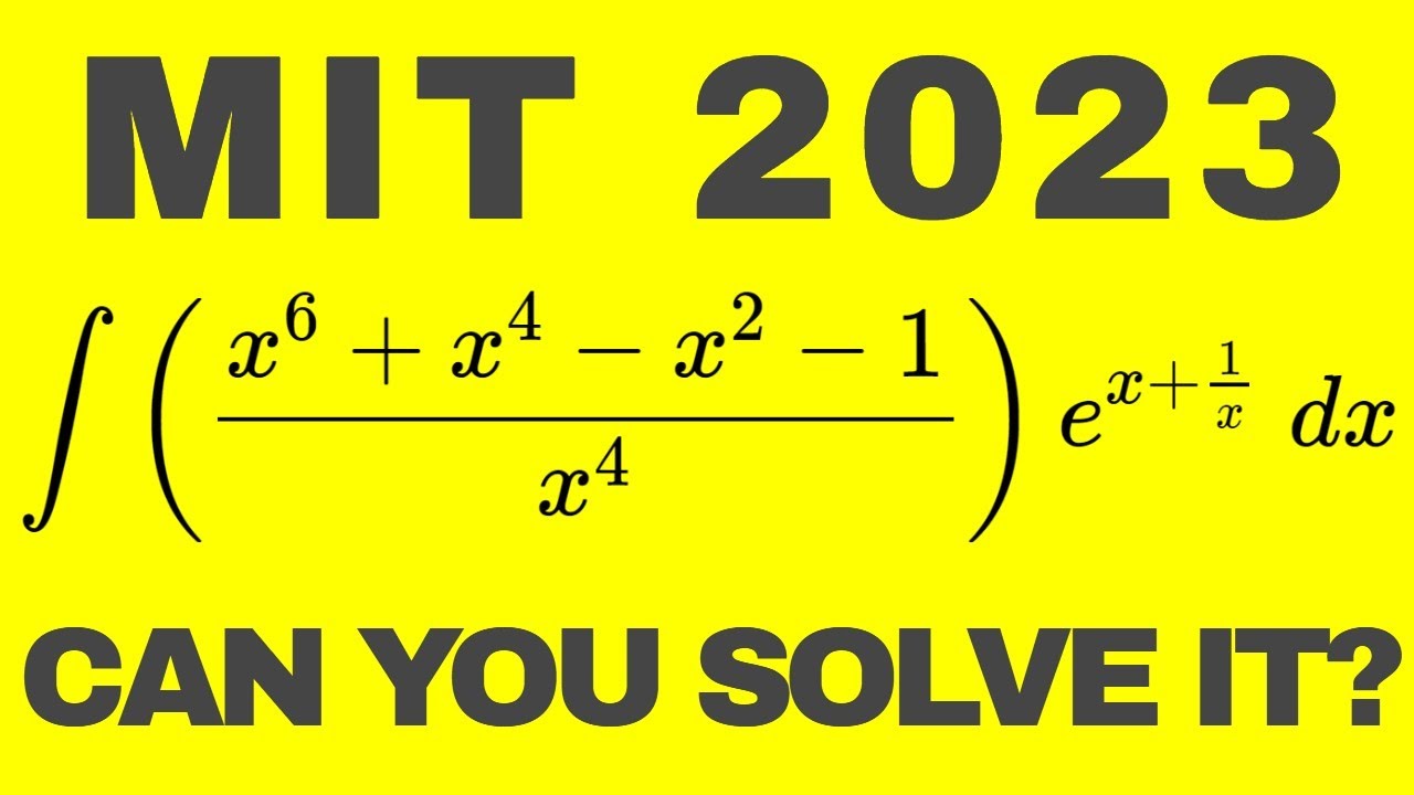 MIT Integration Bee 2023 Regular Season #5