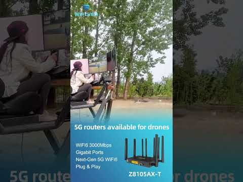 No More Dead Zones for Drones: 5G SA/NSA Dual-SIM CPE Router + WiFi 6 = Unlimited Range Control!